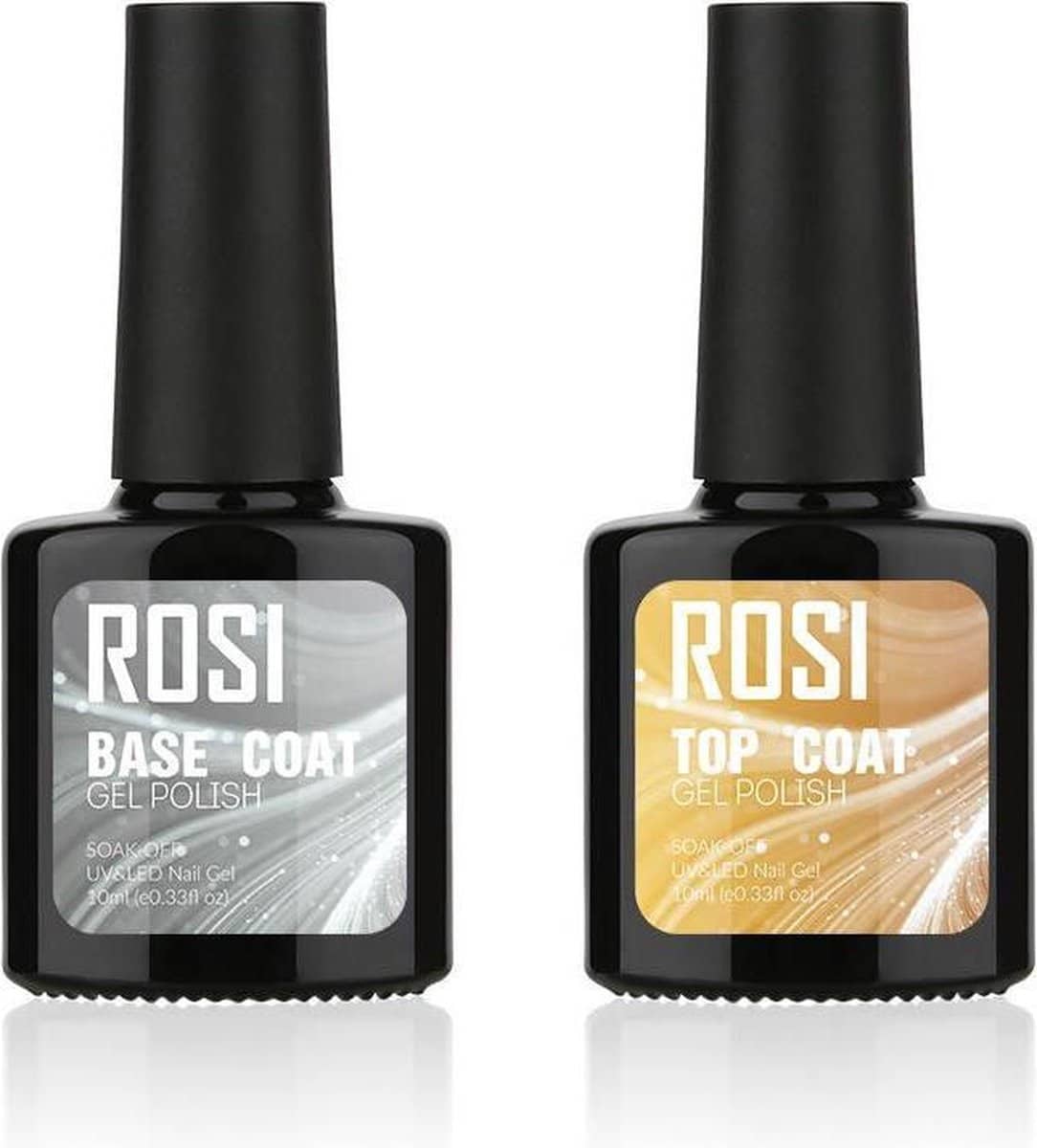 ROSI - Base & Top coat nagellak set - Gel nagellak - UV gellak set ... ROSI - Base & Top coat nagellak set - Gel nagellak - UV gellak set ...